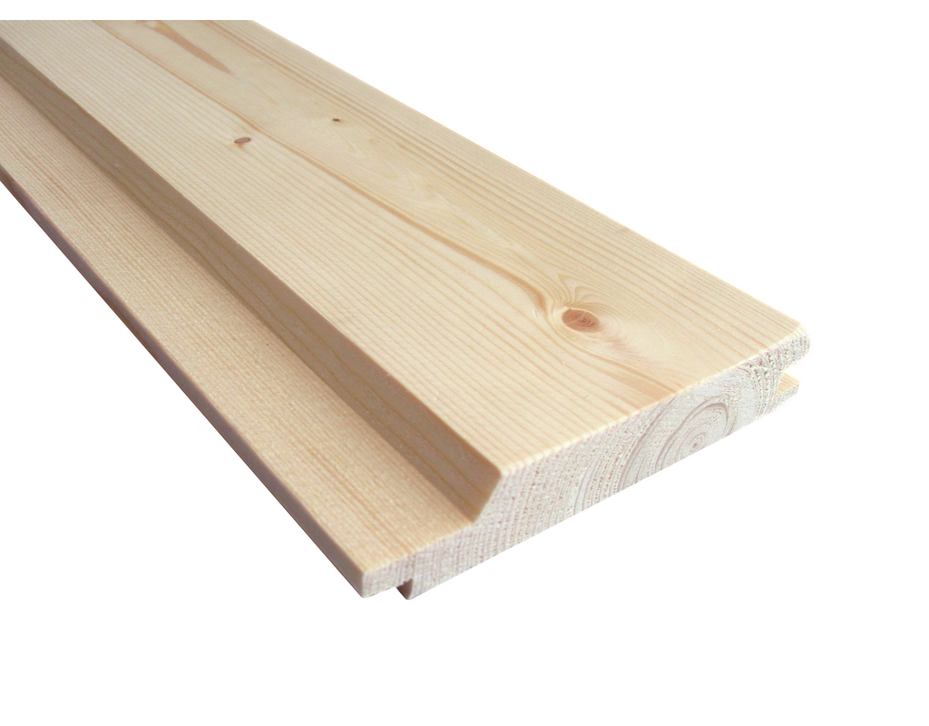 19,5x96mm Profilholz Fichte - Fichte roh - Holz Junge GmbH